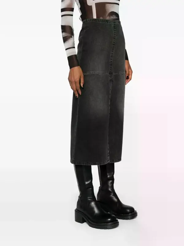 MAISON MARGIELA Denim Midi Skirt