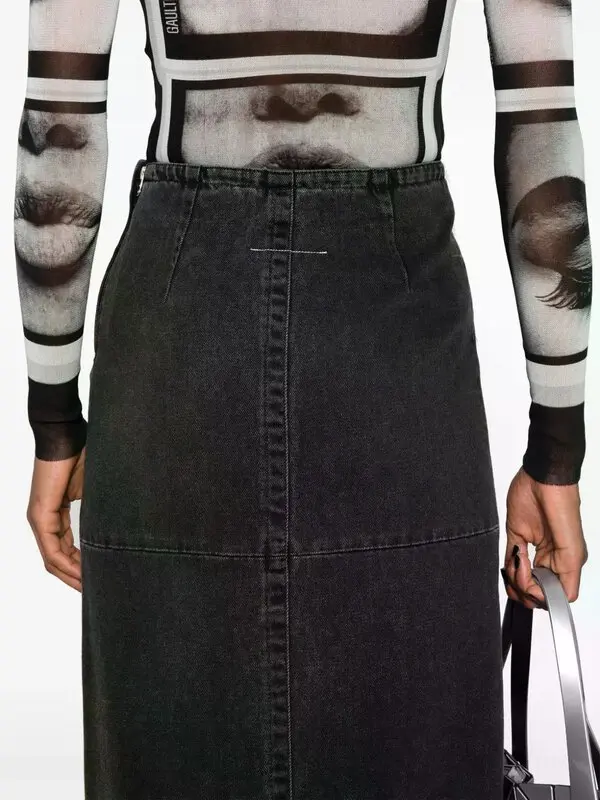 MAISON MARGIELA Denim Midi Skirt