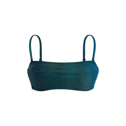 Vilebrequin Lurex Bralette Bikini Top - Disco Green