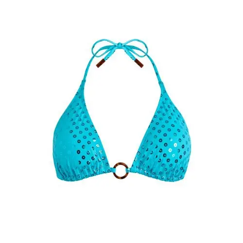 Vilebrequin Triangle Bikini Top - Disco Green