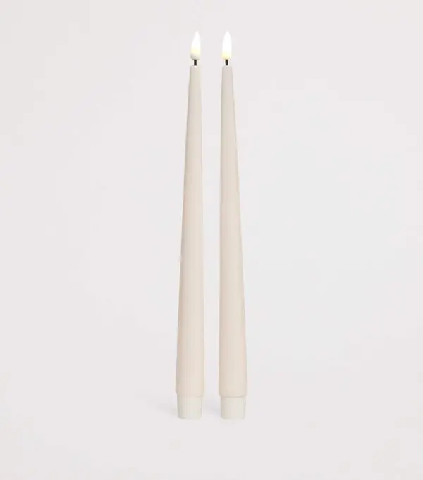 DELUXE HOMEART Wax Led Dinner Candles