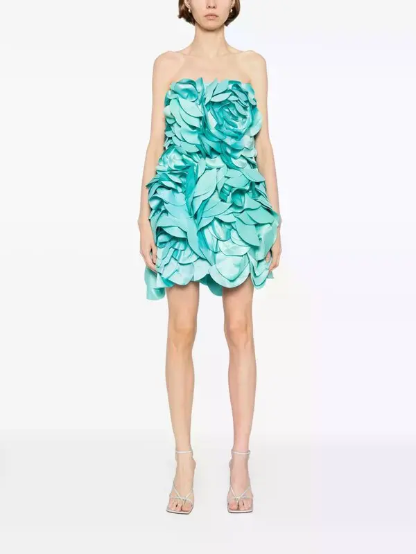 SAIID KOBEISY Floral Mini Dress