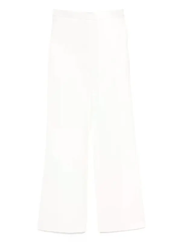 SAIID KOBEISY Floral Tailored Pants - White