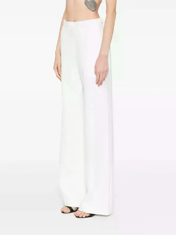 SAIID KOBEISY Floral Tailored Pants - White