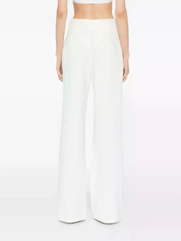SAIID KOBEISY Floral Tailored Pants - White