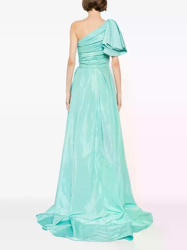 SAIID KOBEISY Taffeta Draped Dress
