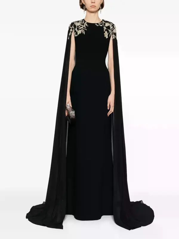 SAIID KOBEISY Embroidered Maxi Dress