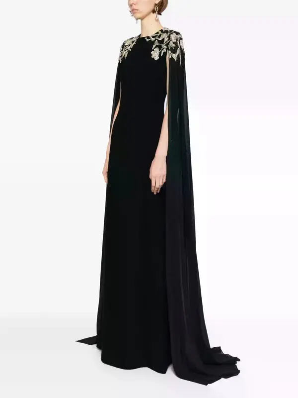 SAIID KOBEISY Embroidered Maxi Dress