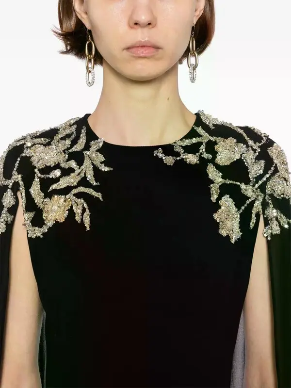 SAIID KOBEISY Embroidered Maxi Dress