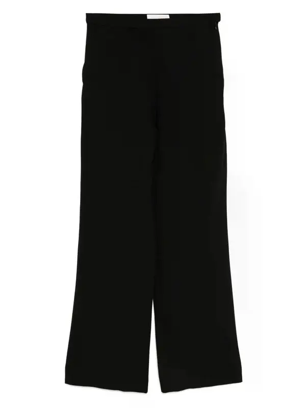 SAIID KOBEISY Tailored Floral Pants - Black
