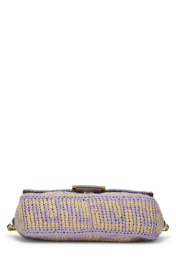 Fendi Raffia Convertible Baguette
