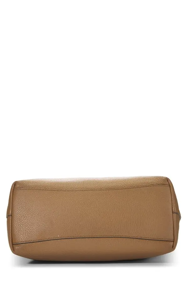 Prada Vitello Daino Embossed Logo Tote