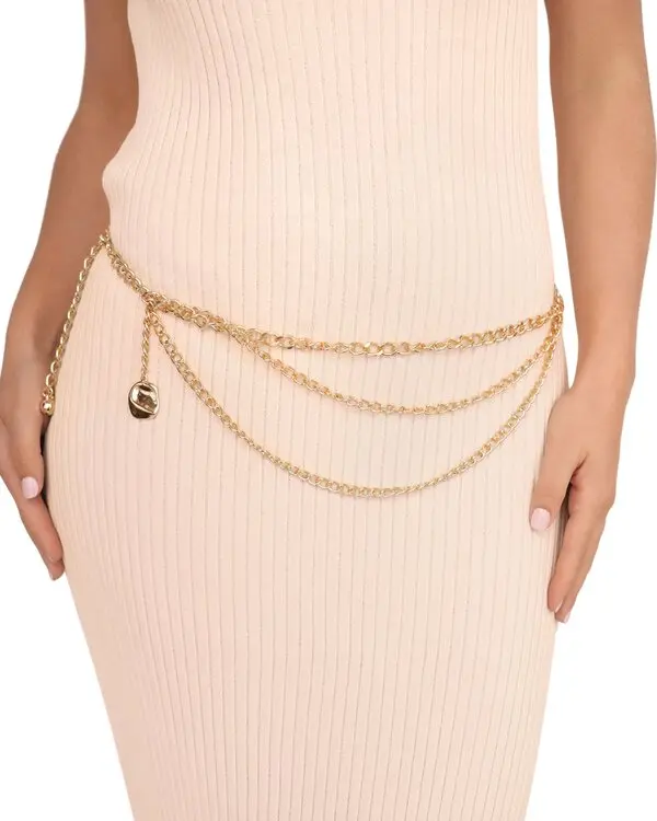 Ettika Multi Row Chain Belt
