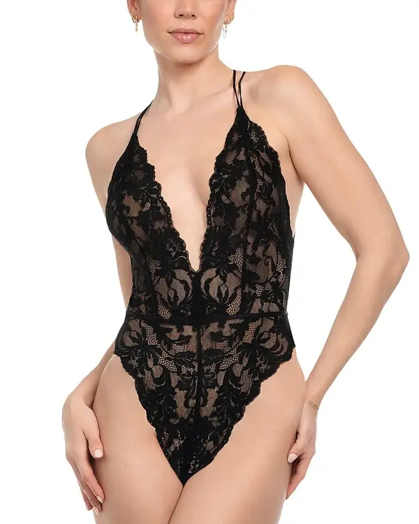IN BLOOM BY JONQUIL Rosalee Lace Teddy - Rose Dawn