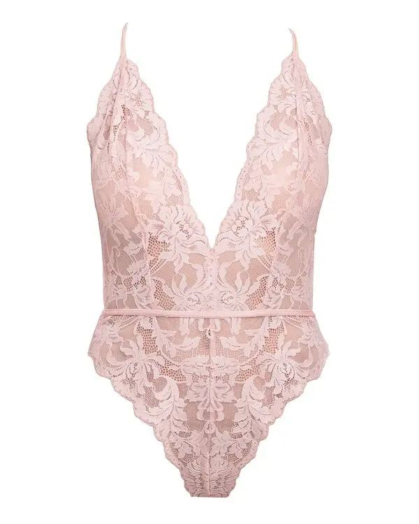 IN BLOOM BY JONQUIL Rosalee Lace Teddy - Rose Dawn