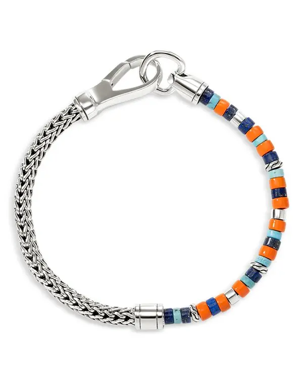 John Hardy Sterling Silver Chain Bracelet - Multi/silver