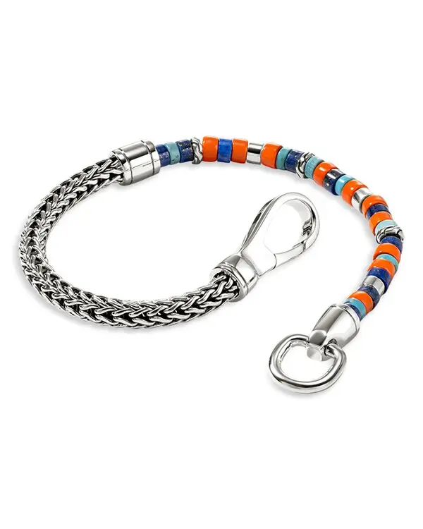 John Hardy Sterling Silver Chain Bracelet - Multi/silver