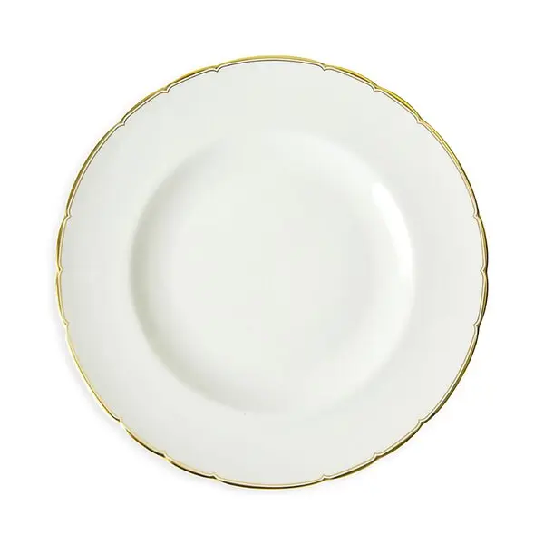 ROYAL CROWN DERBY Darley Abbey Pure Gold Bread And Butter Plate - White / Gold