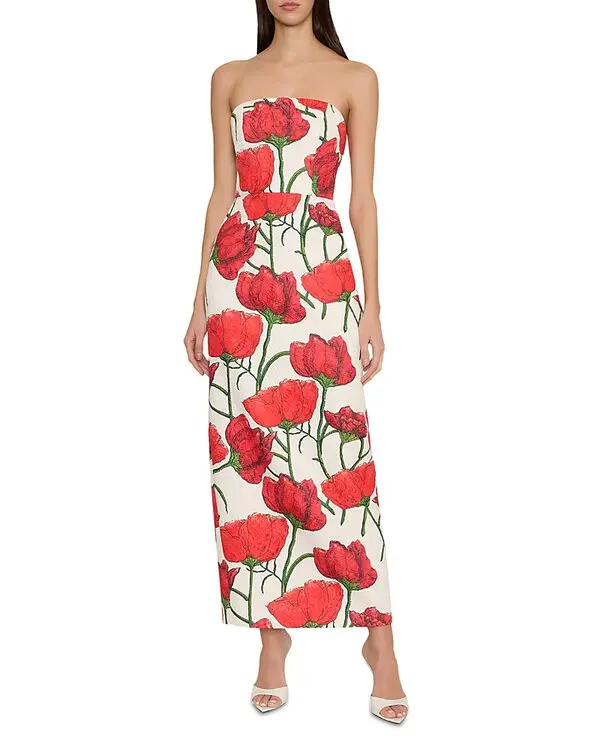 MILLY Peony Orion Jacquard Dress