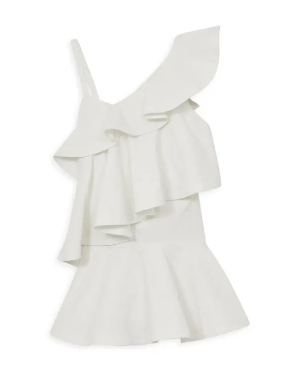 REISS Hera Short Ruffle Dress