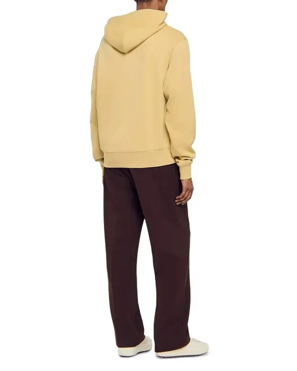 Sandro Oversized Patch Hoodie - Orcher Yellow