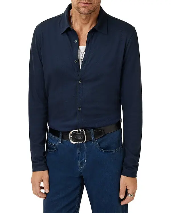 John Varvatos Caserta Regular Fit Button Front Shirt