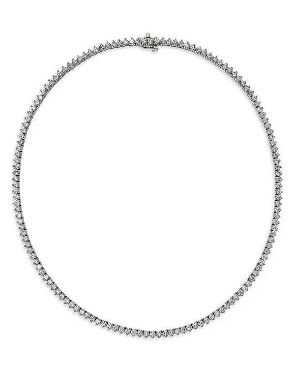 Bloomingdale'S Certified Lab Grown Diamond Tennis Necklace In 14k - White