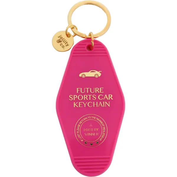 JOLLITY & CO Vintage Motel Keychain - Future Sports Car