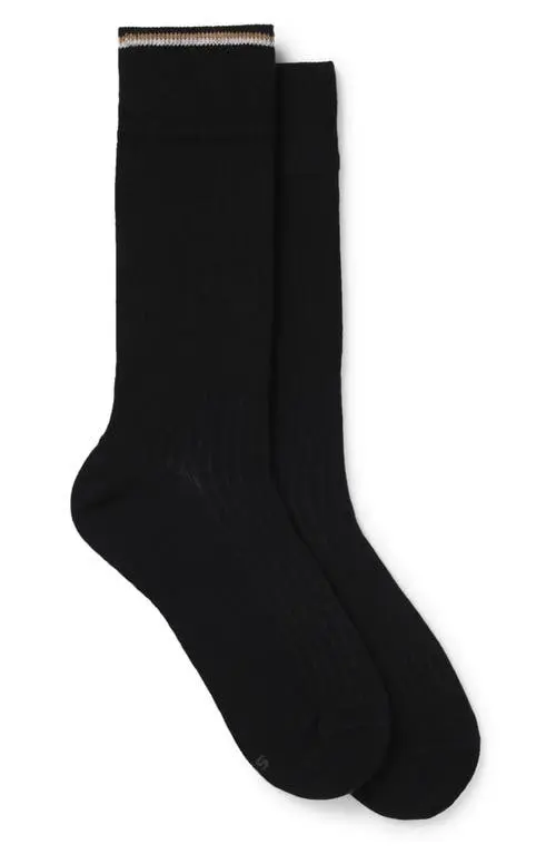 BOSS Assorted Crew Socks 2 Pack - Black
