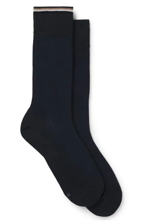 BOSS Assorted Crew Socks 2 Pack - Dark Blue