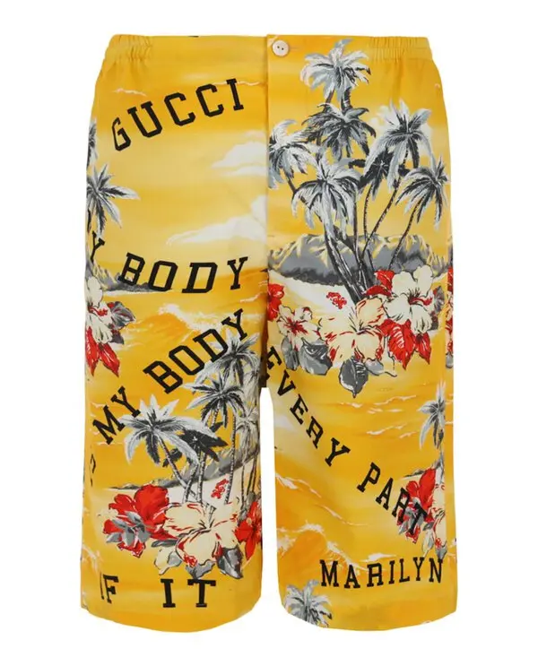 Gucci Bermuda Shorts - Bright Yellow