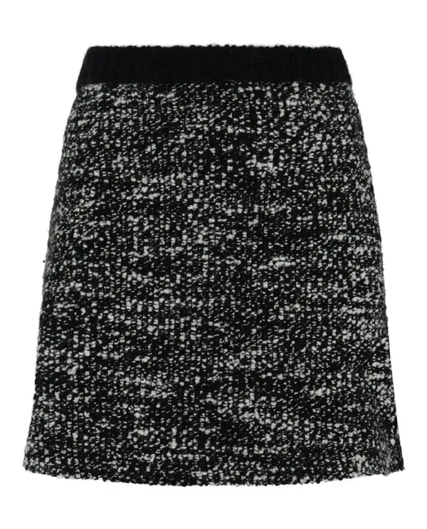 Gucci Patterned Wool Mini Skirt
