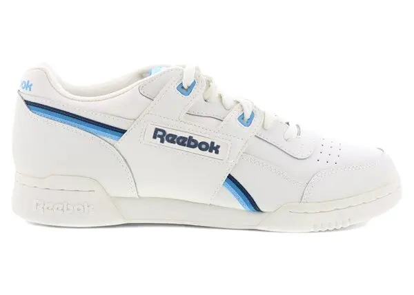 REEBOK Workout Plus Mu Sneakers - Chalk/collegiate Navy Blue/cyan