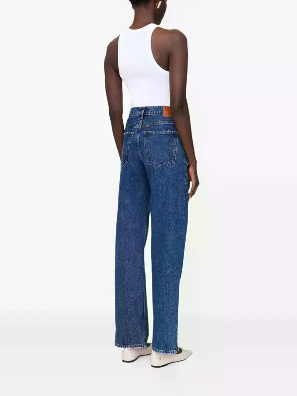 ANINE BING Roy High-rise Jeans - Blue
