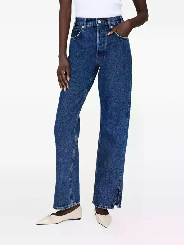 ANINE BING Roy High-rise Jeans - Blue