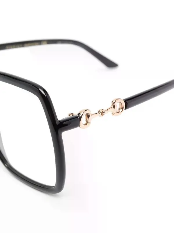 Gucci Oversize-frame Horsebit-detail Glasses