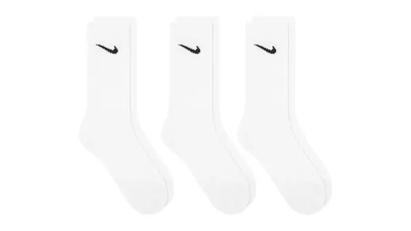 Nike Cotton Cushion Crew Socks - White/black
