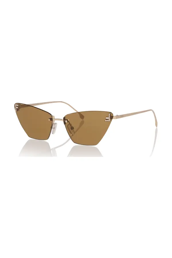 Fendi First Crystal Sunglasses - Gold