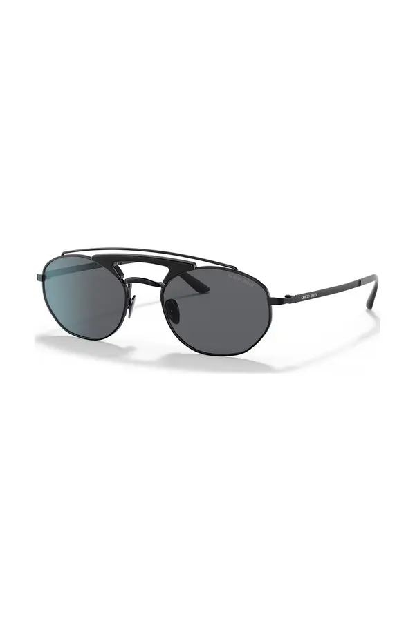 Giorgio Armani Oval Sunglasses - Black