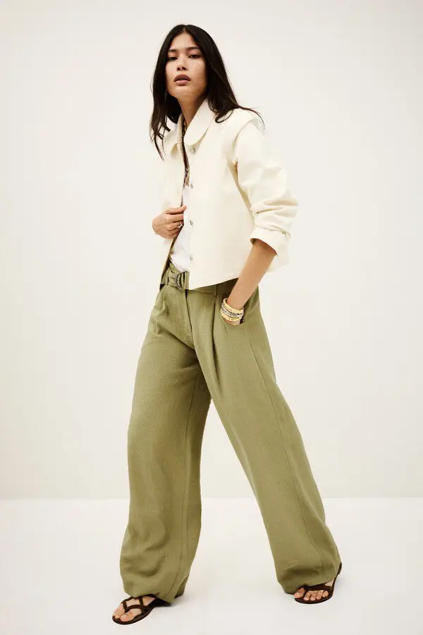 Ba&sh Dola Wide Leg Trousers