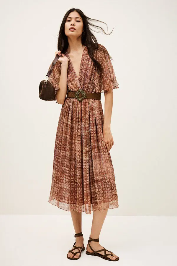 Ba&sh Romance Midi Dress