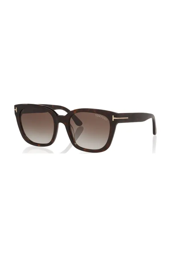 TOM FORD Haylay Square Sunglasses - Red