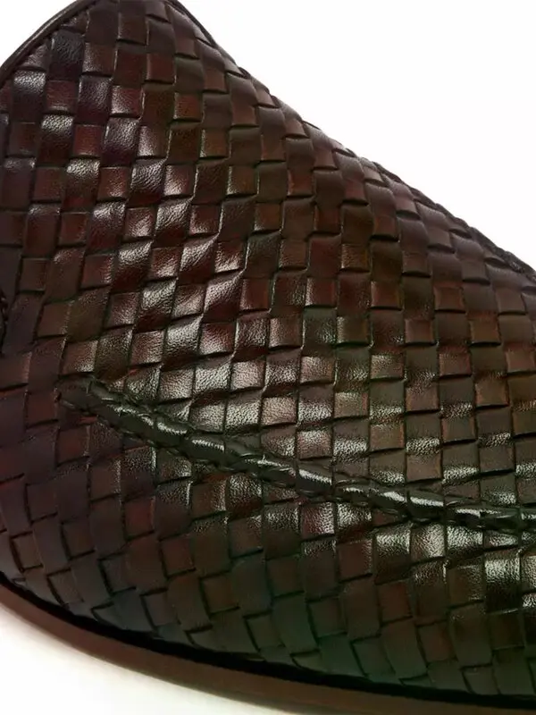 Magnanni Woven Leather Slippers