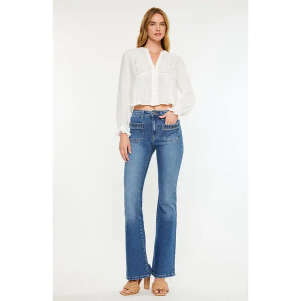 KANCAN Kasey High Rise Flare Jeans