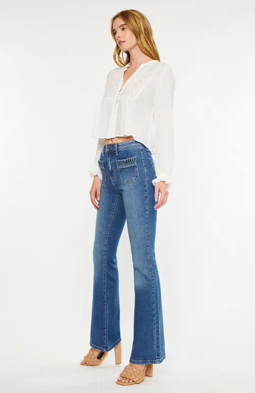 KANCAN Kasey High Rise Flare Jeans