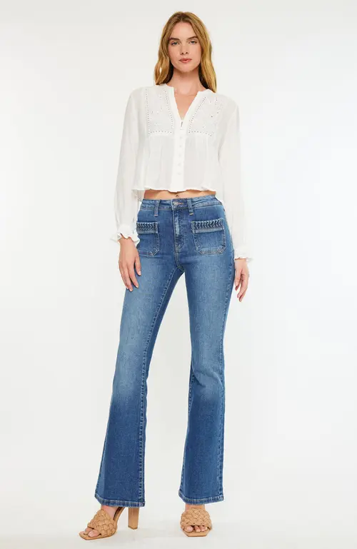 KANCAN Kasey High Rise Flare Jeans