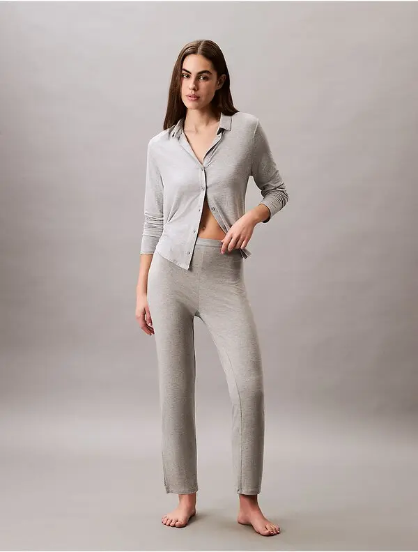 Calvin Klein Ultra Soft Modal Pant - Grey Heather