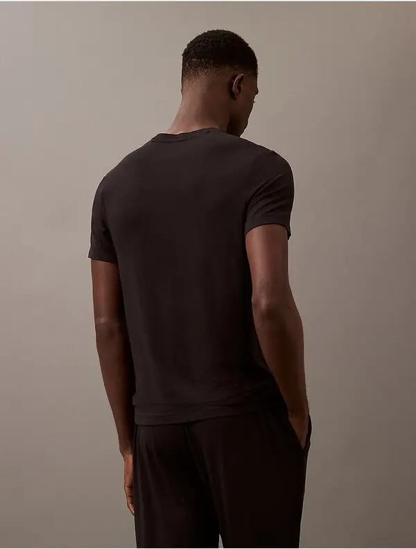 Calvin Klein Ultra Soft Modal Crewneck Sleep T-shirt - Black