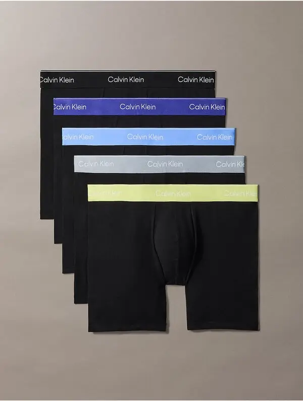 Calvin Klein Icon Cotton Stretch 5-pack Boxer Brief - Black Multi