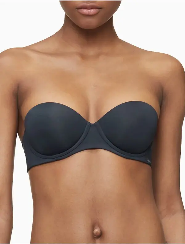 Calvin Klein Strapless Push-up Bra - Black